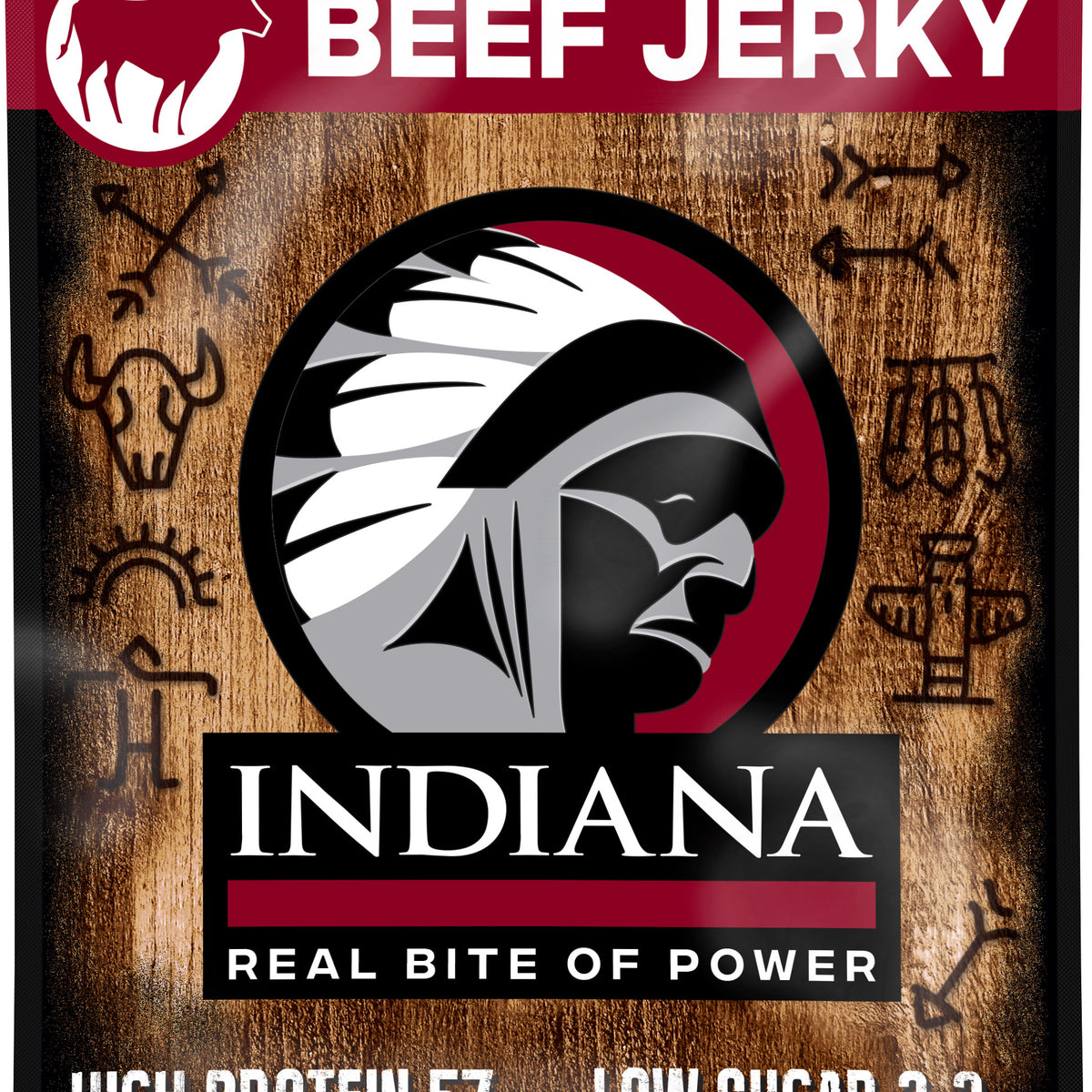 Indiana Beef Jerky Peppered – JerkyShop Norge